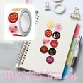500Pcs Valentines Roll Stickers Shiny Heart Shape Sticker with Romantic ...
