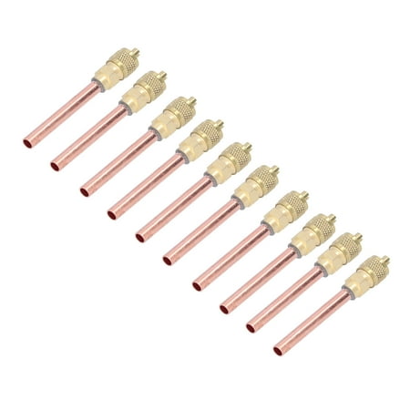 ANGGREK HVAC Service Valve,HVAC Access Valve,10Pcs 1/4SAE HVAC Filling ...