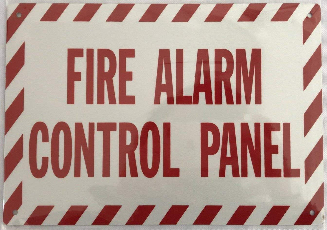 FIRE ALARM CONTROL PANEL SIGN-Reflective !!! ( ALUMINUM 7X10) - Walmart.com