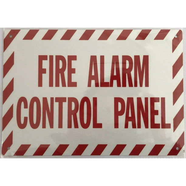 FIRE ALARM CONTROL PANEL SIGN-Reflective !!! ( ALUMINUM 7X10) - Walmart ...