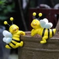 ANXPTIME Cartoon Bees Decorations Resin Wing Statues for Indoor and ...