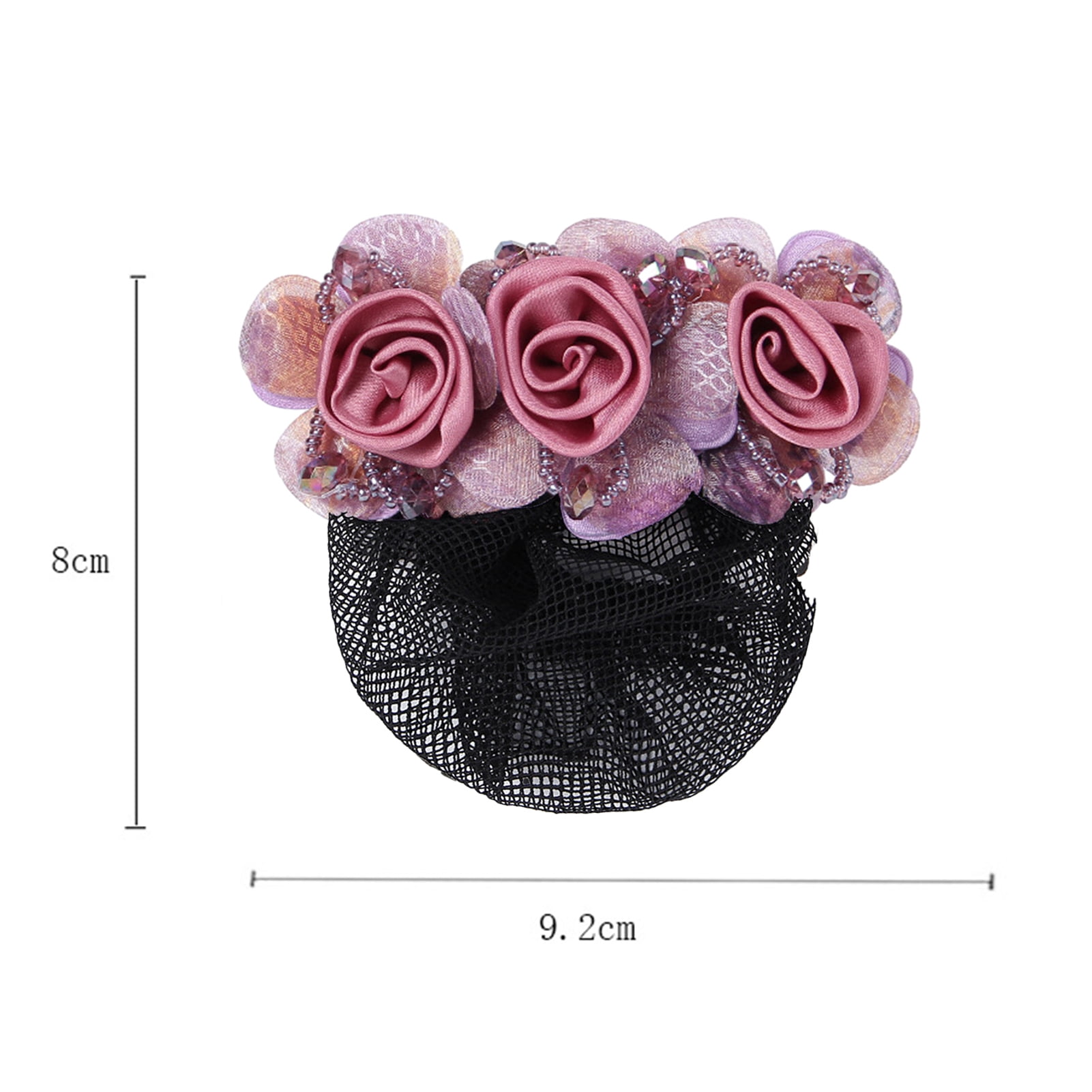Hobeauty Lady Bun Snood Bun Snood Hair Net Elegant Flower Decoration ...