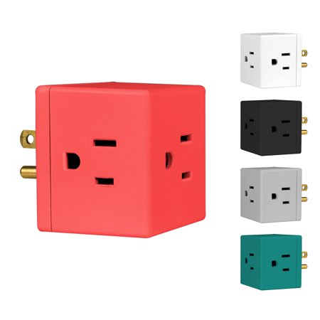 Philips Wall Tap, Extra-Wide Adapter Spaced, Easy Access Design, 3 ...