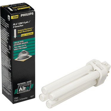 Philips 13w PL-C 13W/30/4P/ALTO Cluster Double Tube 4-Pin Plug-in Fluorescent Light Bulb ...