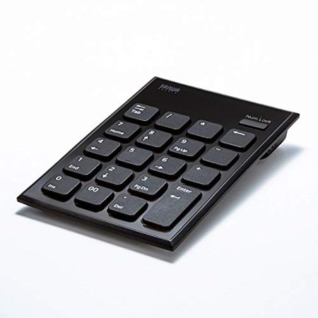 Sanwa Supply Quiet Bluetooth numeric keypad pantograph 20 keys Thin and ...