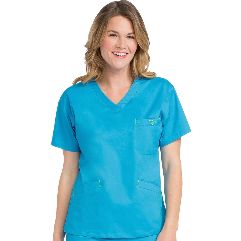 Med Couture - Med Couture Signature V-Neck 3 Pocket Scrub Top [XS - 3XL ...