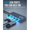 SABRENT USB C Hub 5-in-1 Docking Station, 10Gbps USB-A & USB-C Ports ...