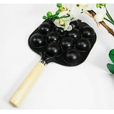 Personal Size Traditional Cast Iron Japanese Takoyaki And Dessert Cake ...