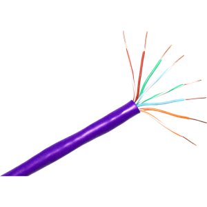 1000FT BULK CAT6 PURPLE PVC STRANDED 550MHZ UTP - Walmart.com