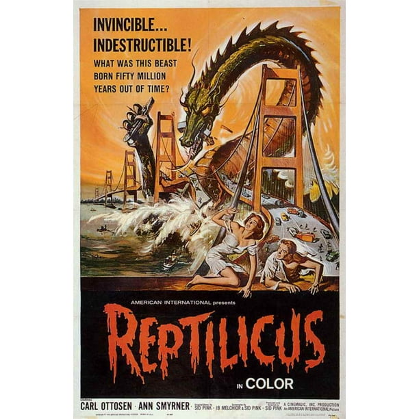 Reptilicus (1961) 11x17 Movie Poster - Walmart.com