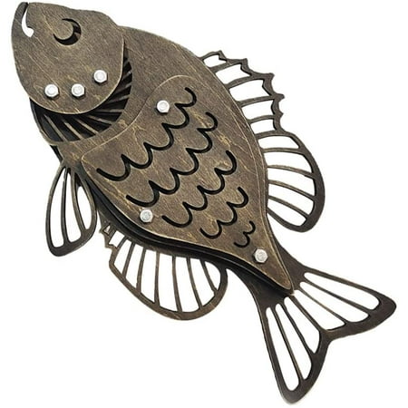 YDHely Wooden Fish Wall Decor Large Fish Wall Art Mediterranean Wall ...