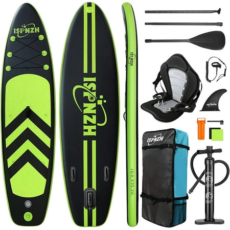 KSCD Paddle Board, 10'6"x32"x6" Inflatable Stand up Paddleboard for 2 ...