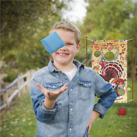 Sandbag Throwing Game Hanging Banner Reusable Sandbag Throwing Game ...