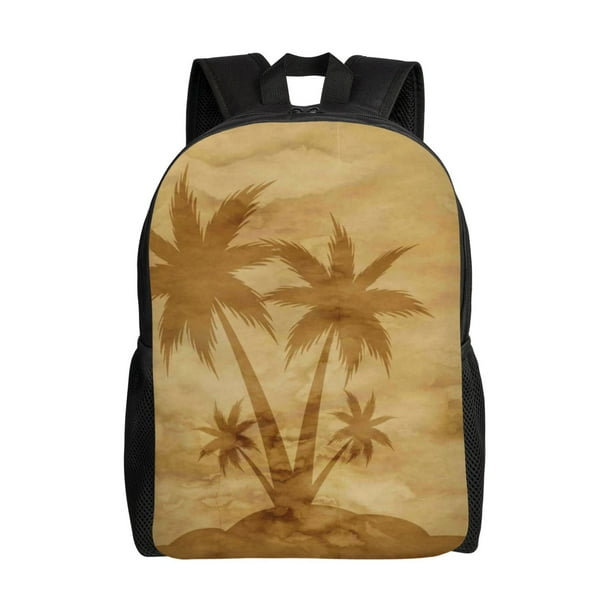 Easygdp Retro Palm Tree Mochila Versátil y Elegante: Comodidad ...