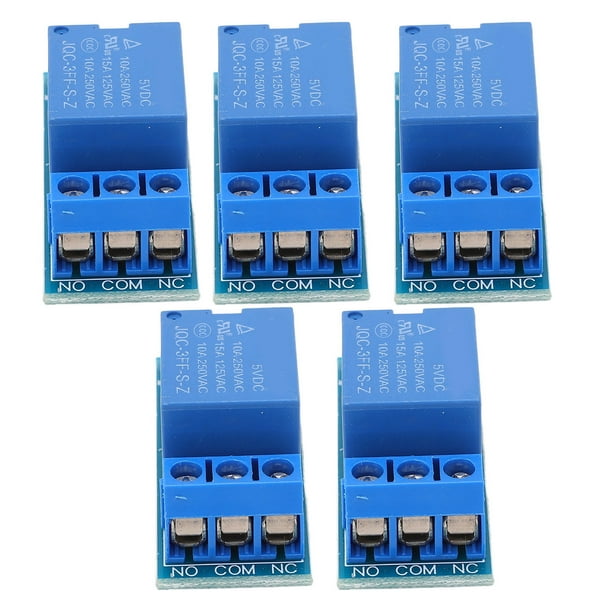 Componente electrónico, 5 piezas, módulo de relé de canal de 1 canal ...