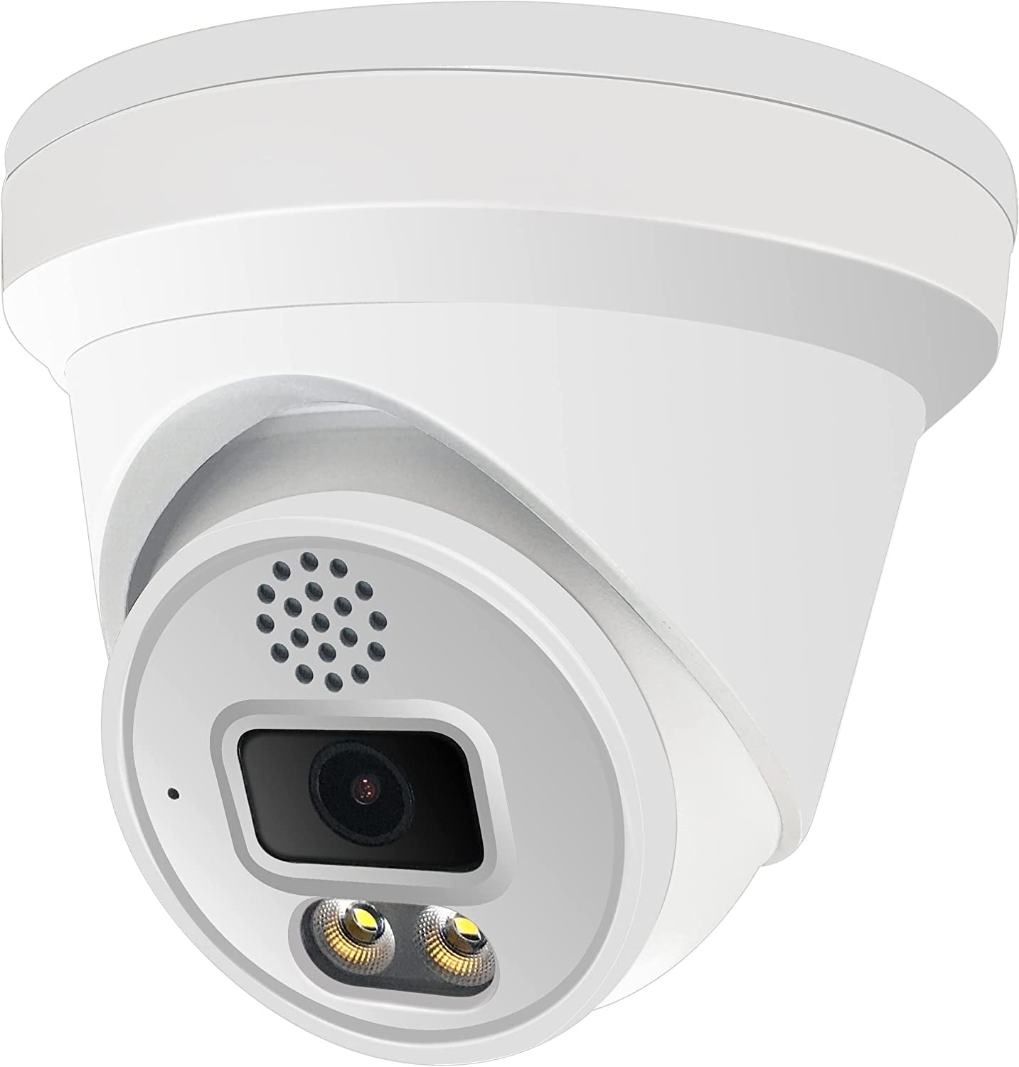 5MP Full Color Night Vision ColorVu Turret Dome IP Camera with Visible ...