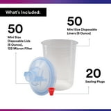 3M PPS (Original Series) Paint Spray Gun Cup Lids and Liners Kit, 16314 ...