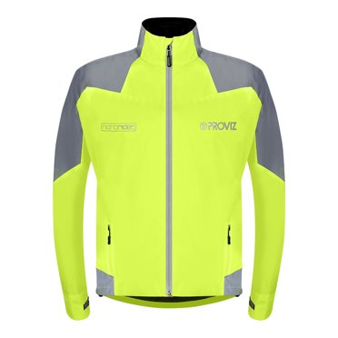 O2 Original Cycling Hooded Rain Jacket - Yellow - Walmart.com