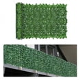 Artificial Leaf Fence Panels 4/3/2/1m Long Faux Ivy Hedge Fake Leaves ...