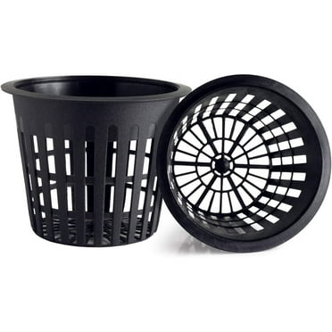 Viagrow 3 in. Reusable Hydroponic Net Pot Bucket Lids, Mesh Lids (5 ...
