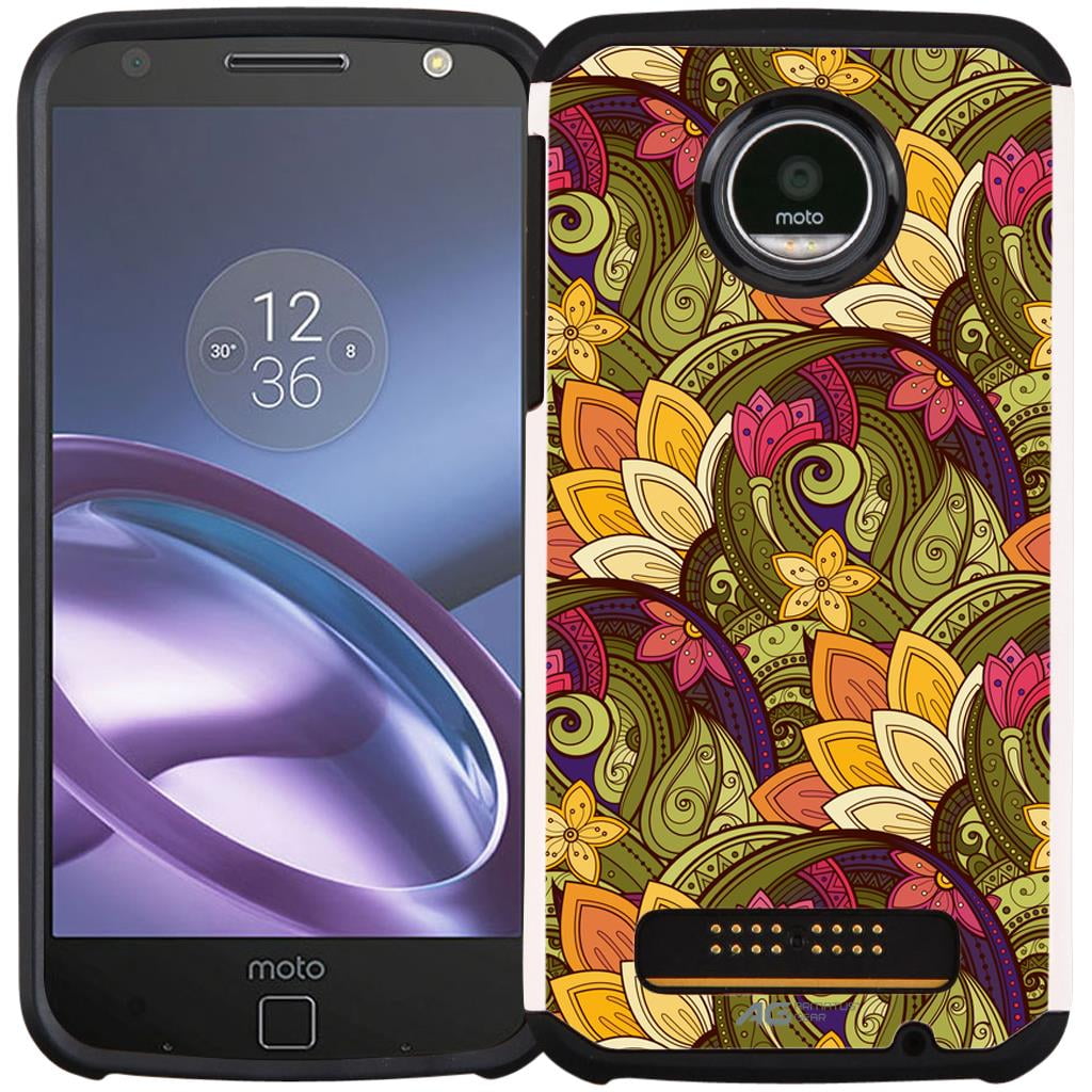 Moto Z Play Droid Case - Armatus Gear (TM) Slim Hybrid Armor Case ...