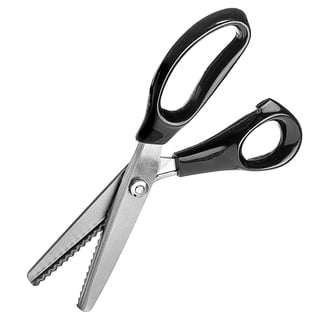 Pinking Shears for Sewing, 10-Inch Zigzag Fabric Scissors with ...