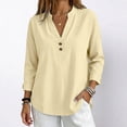 Casual Solid Color Stand Collar Button Down Long Sleeve Shirt With ...