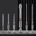 Screwdriver Bits Set 6pcs with Magnetic Hex Shank Pagoda-Shaped Design ...