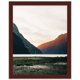 Solid Wood Photo Frame 12x16 12" X 16" Dark Walnut 323 - Walmart.com