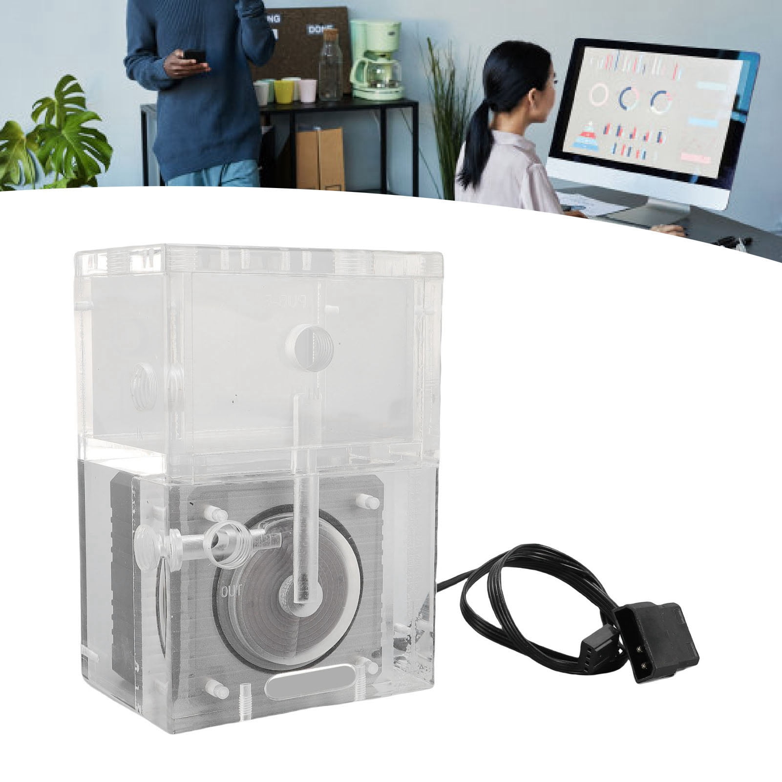 Computer Water Pump, Centrifugal Acrylic Aluminium Alloy 150ml 11.5ft ...