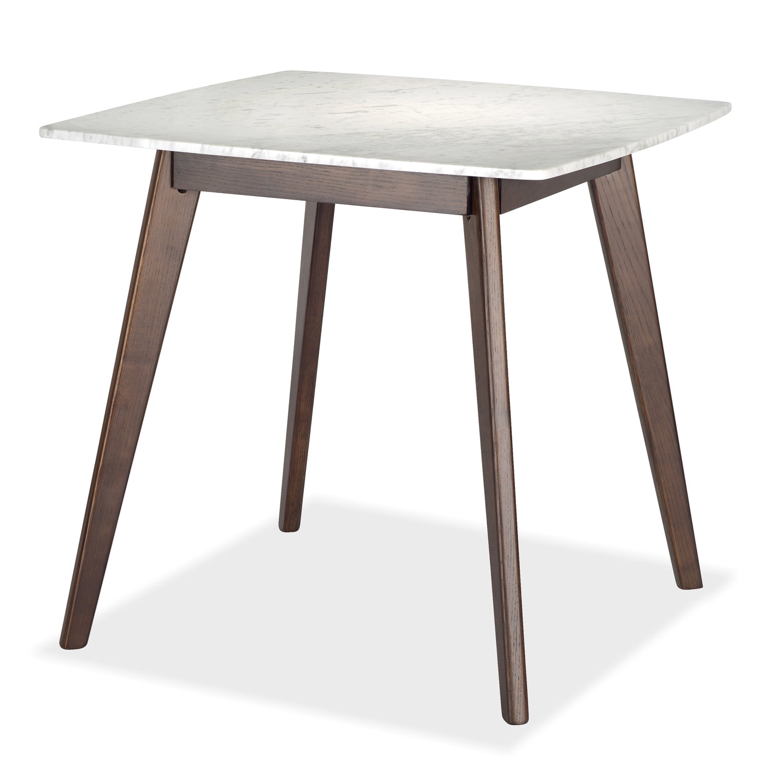 Poly and Bark Riley Marble Square Dining Table in Walnut - Walmart.com