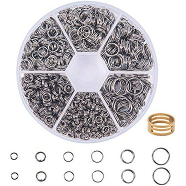 10pc 10x2mm 304 Stainless Steel Split Rings Double Loops Jump Rings ...