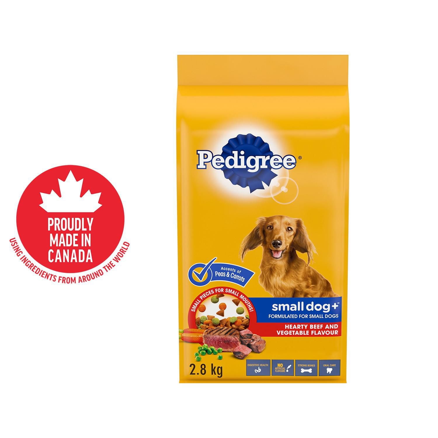 PEDIGREE Small Dog+ Dry Food For Small Breed Adult Dogs – Hearty Beef ...