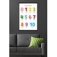 Classroom - Numbers 2026 Wall Poster with Magnetic Frame, 22.375" x 34 ...