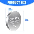5/10Pcs CR1220 3V Button Batteries 45mAh for Fitness Trackers Car ...