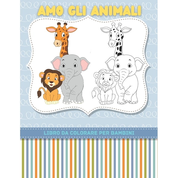 ANIMALI SVEGLI DEL BAMBINO - Libro Da Colorare Per Bambini, (Paperback ...