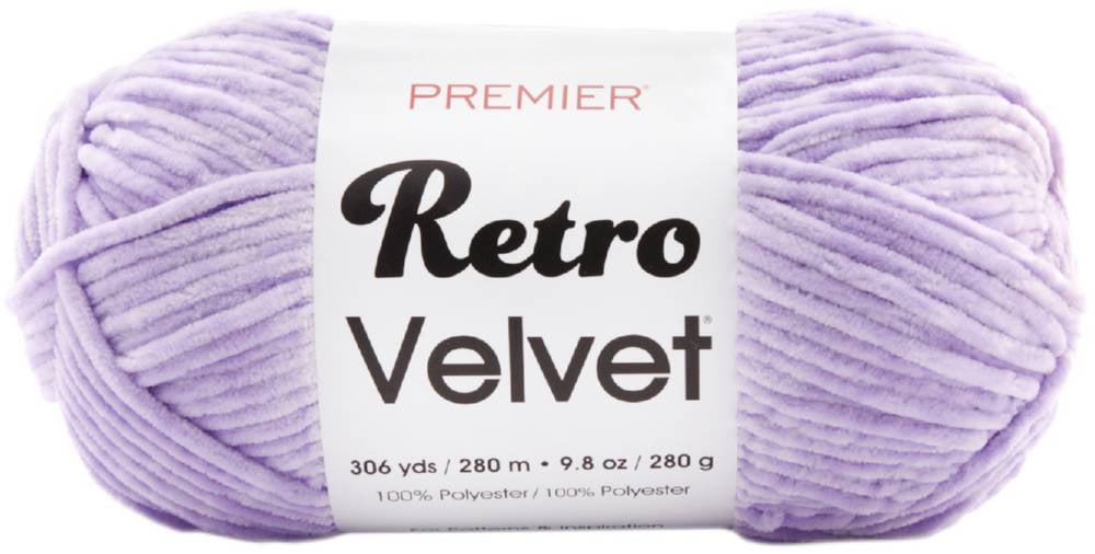 Premier Yarns Retro Velvet Yarn-Lavender - Walmart.com