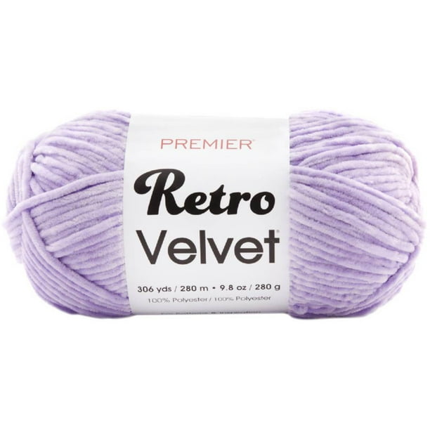 Premier Yarns Retro Velvet Yarn-Lavender - Walmart.com