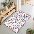 2x3 Washable Area Rugs,USA Patriotic Ice Cream Non-Slip Ultra Soft Rug ...