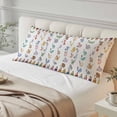 Alphabet Body Pillow Cover 20 x 54 Inch Decorative Pillow Cover Cartoon ...