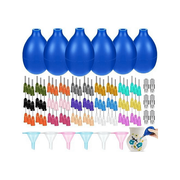 Qtmnekly 108 PCS Skid Trailer Bottles for Pottery Set of 6 Pottery ...