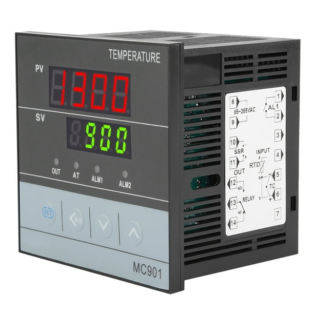 MC901 Digital PID Temperature Controller K Type PT100 Sensor Input Relay SSR Output, Relay SSR ...