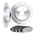 KarParts360 For Mazda 3 2004-2013 Rotor Set | Rear | Silver | Excluded ...