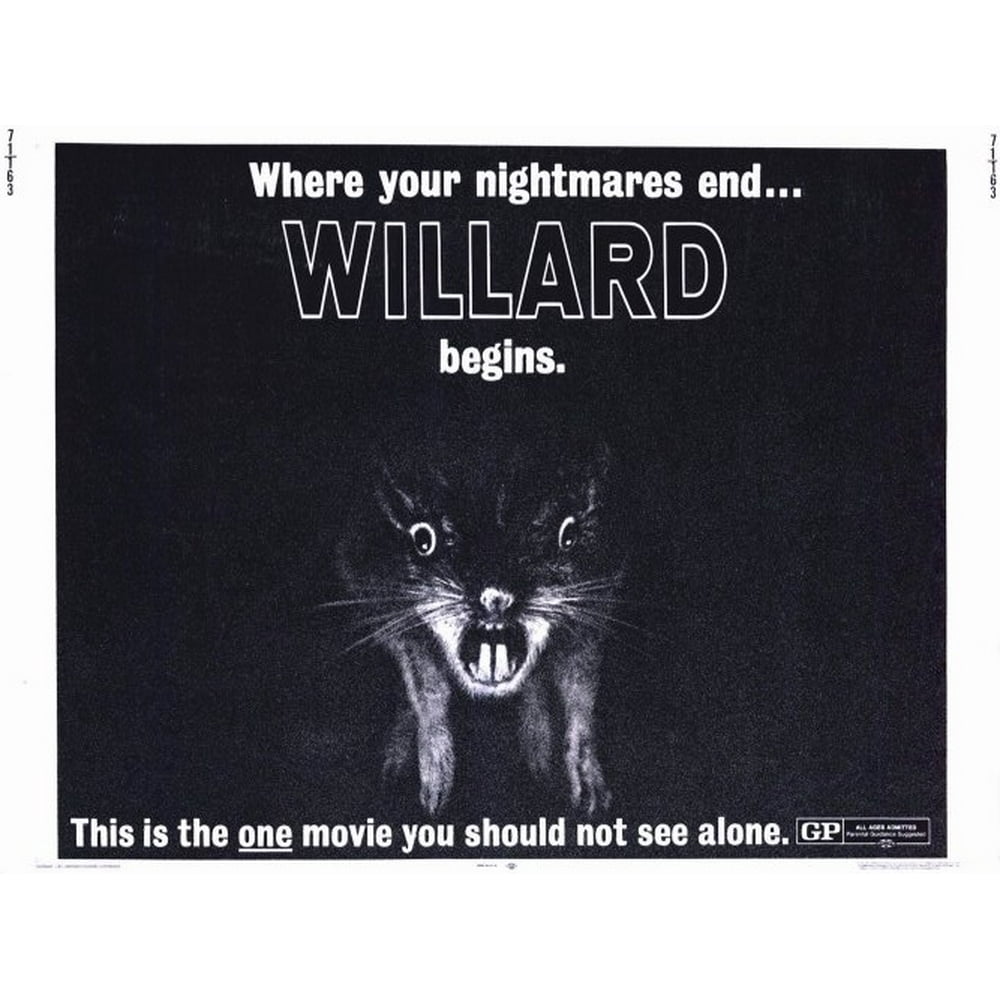 Willard - movie POSTER (Half Sheet Style A) (22" x 28") (1971 ...