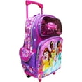 "Disney Princess Large 16"" Rolling School Backpack, Girl's Book Bag ...