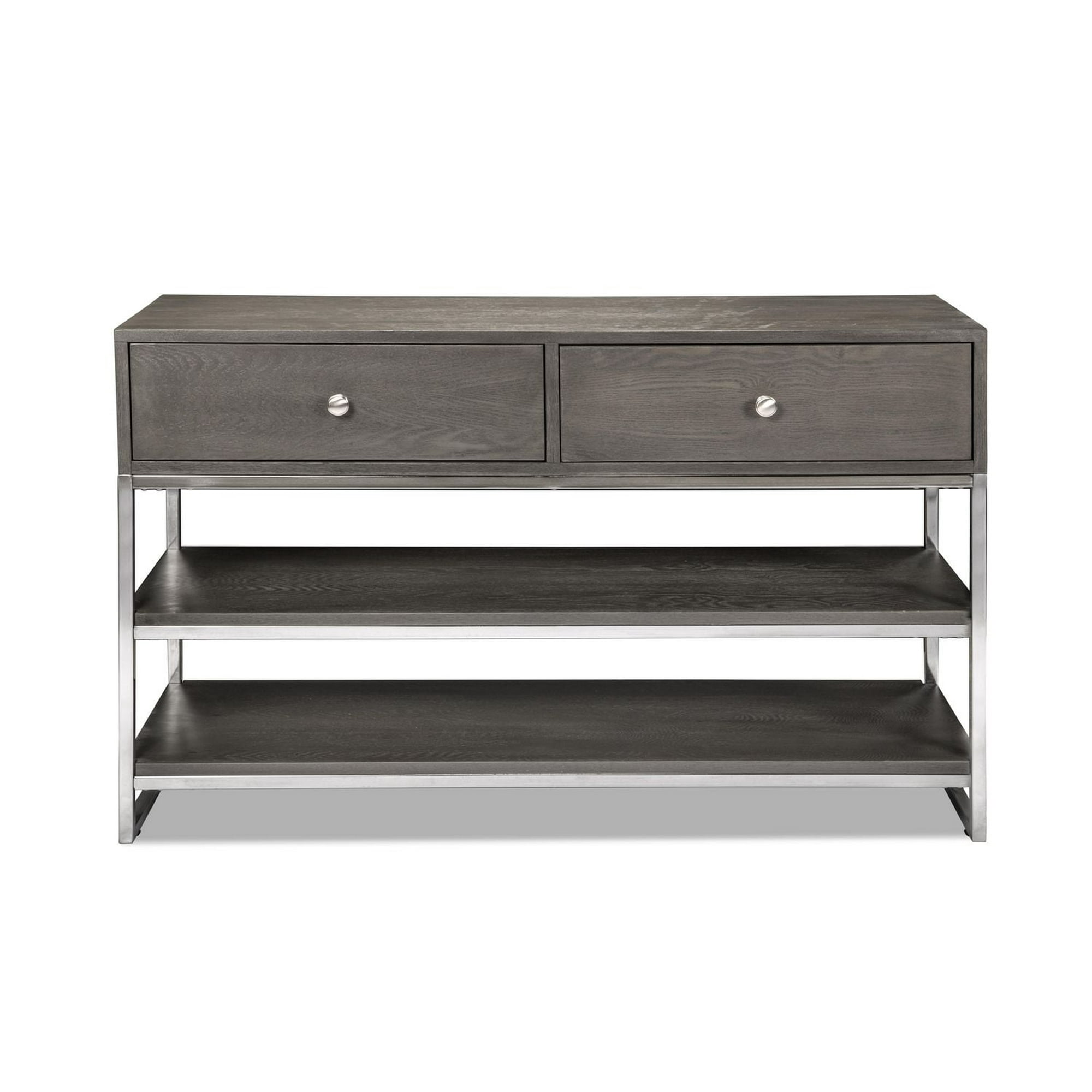 Click here for Topline Home Furnishings Grey Sofa With Drawers An... prices