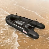 ALEKO PRO Fishing Inflatable Boat with Aluminum Floor - Front Board ...