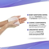 Sensitive Baby Wipes Unscented 6.7" x 7.7". Pack of 448 Baby Cleaning ...