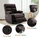 Swivel Rocker Recliner, Rocking Recliner Chair, Small Rocker Recliners ...