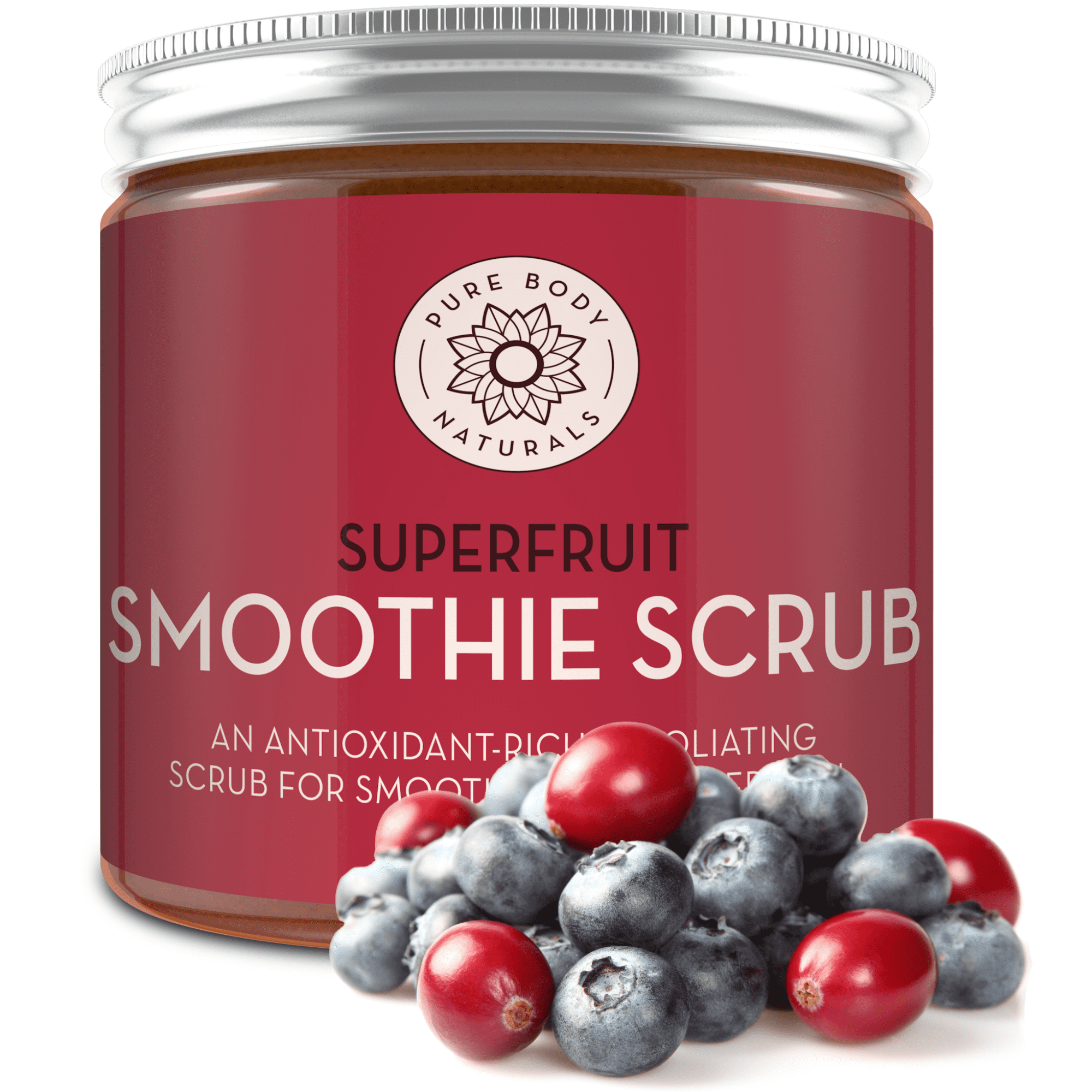 Superfruit Smoothie Scrub, Antioxidant-Rich for Rejuvenated Skin, 8.8 ...